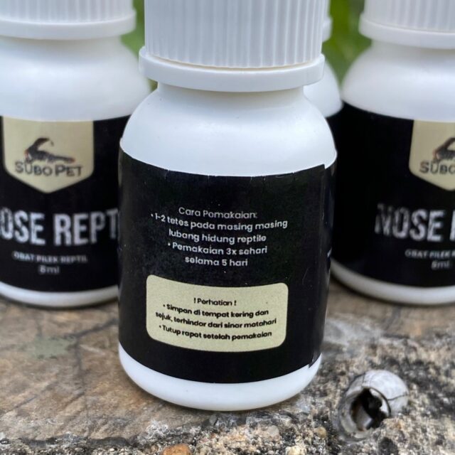 Nose Rept - Obat Pilek Reptile By Subo Pet - Hewania